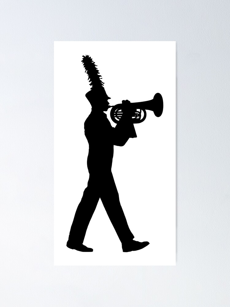 "Marching Baritone Horn" Poster by Vistascribe | Redbubble