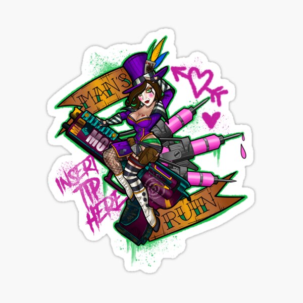 "Mad Moxxi Borderlands" Sticker for Sale by candymachine85 | Redbubble