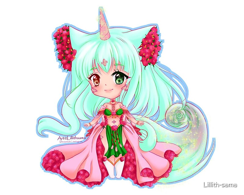 "UniNeko Kemonomimi - Adorable Chibis - Art Prints" by Lillith-sama ...