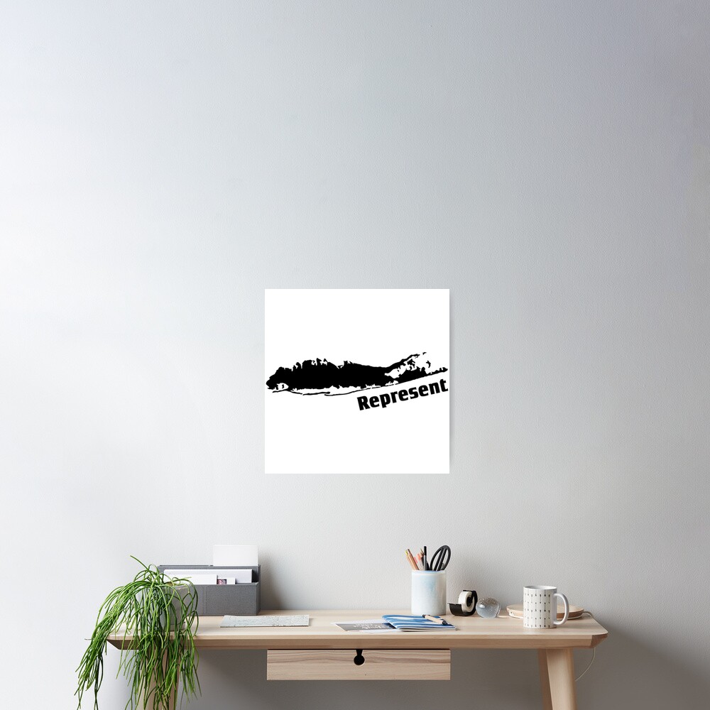"Long Island Represent" Poster by xacagipyi | Redbubble