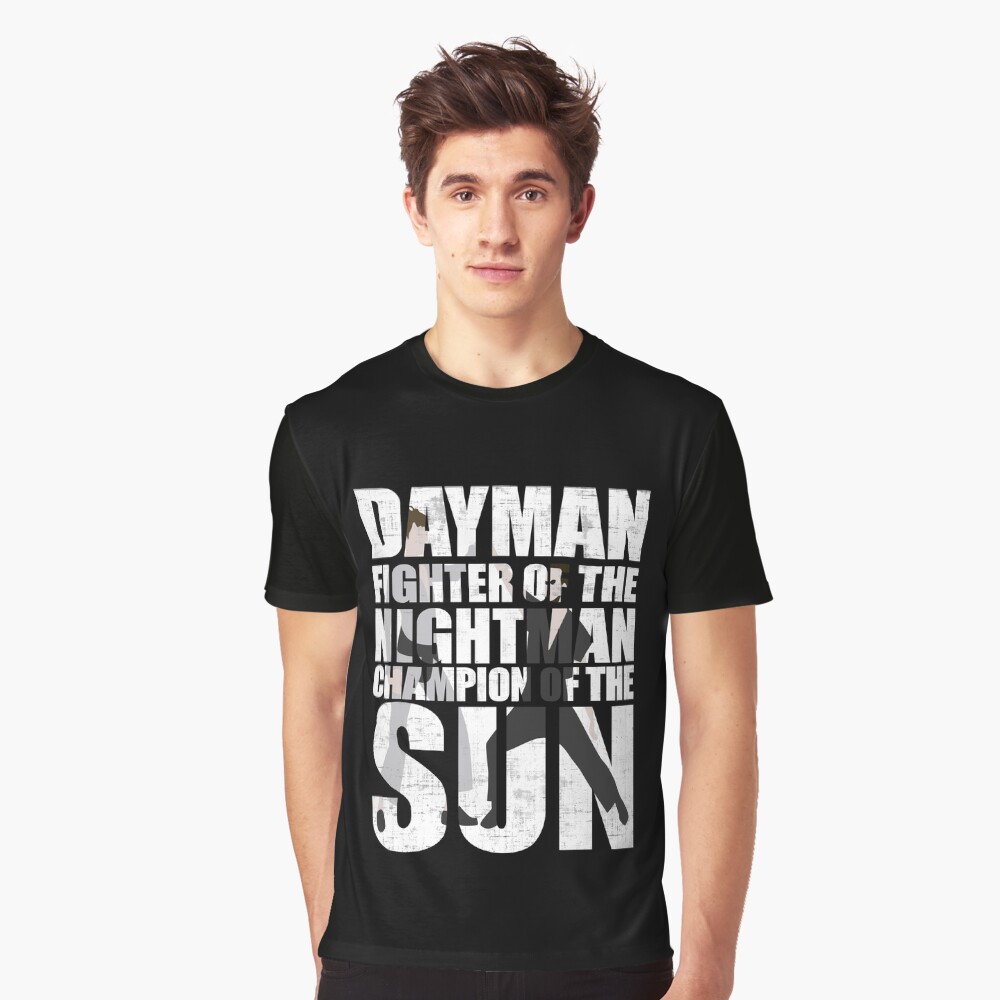 "Dayman Fighter of The Night Man Champion of The Sun" Essential T-Shirt ...