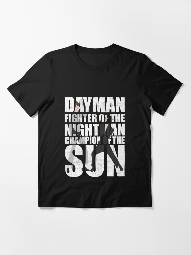 "Dayman Fighter of The Night Man Champion of The Sun" Essential T-Shirt ...