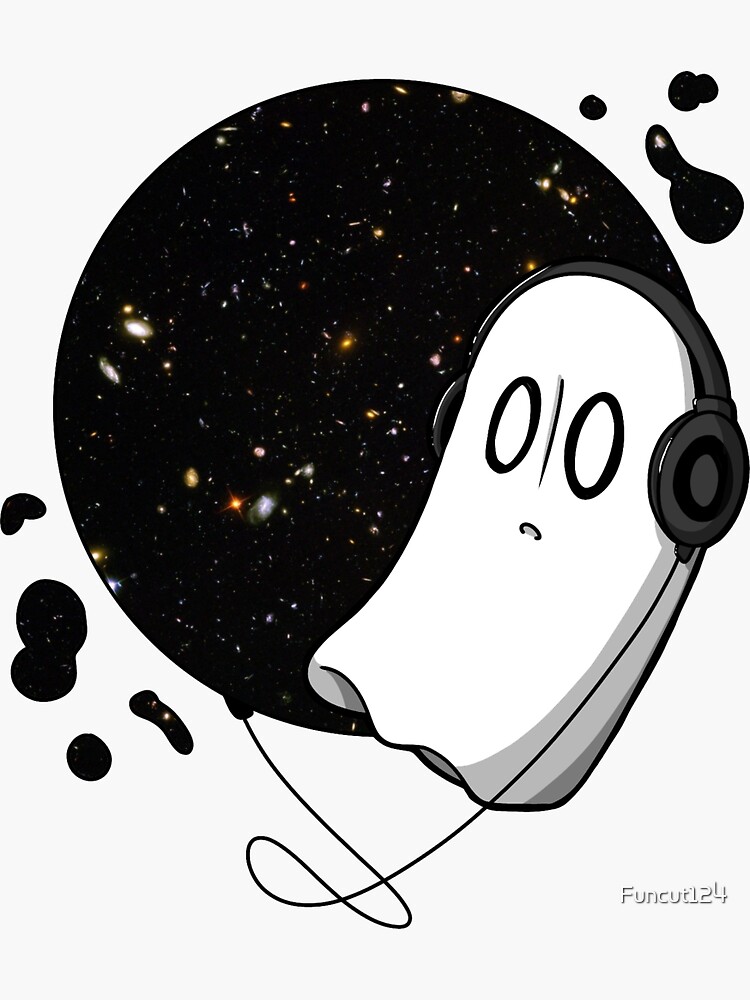 "Napstablook" Sticker for Sale by Funcut124 | Redbubble