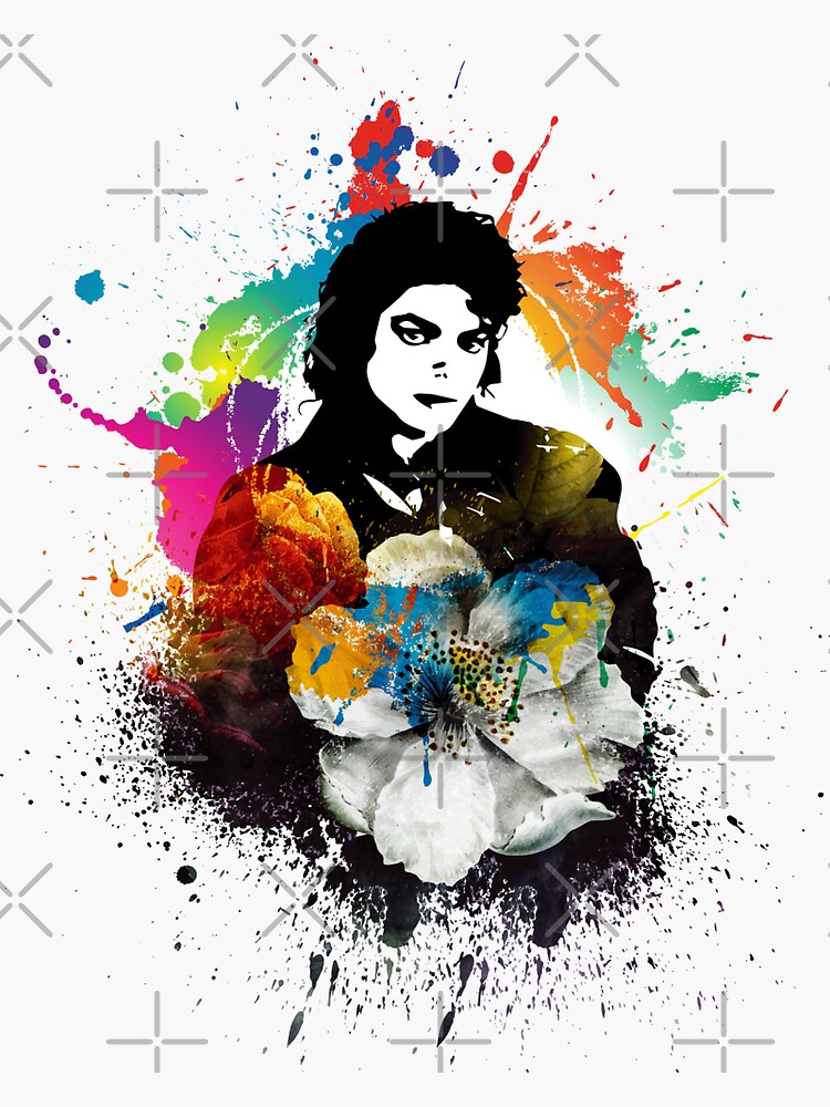 "MJ" Sticker for Sale by eihab | Redbubble