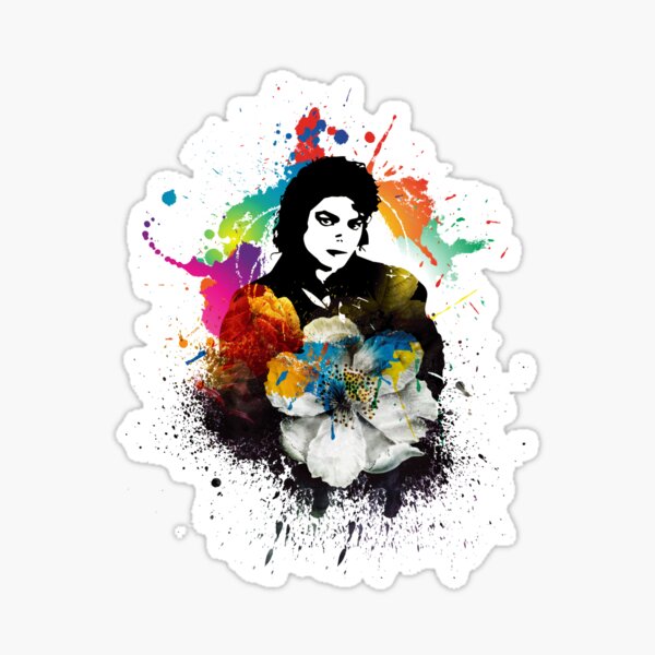 "MJ" Sticker for Sale by eihab | Redbubble