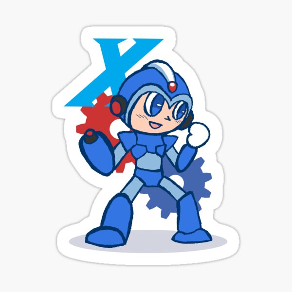 "Mega Man X" Sticker for Sale by MamonStar761 | Redbubble