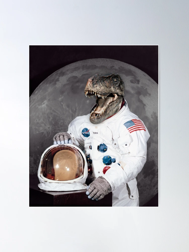 Astronaut T Rex T Rex Dinosaurier Astronaut Im Weltraum Astronomie