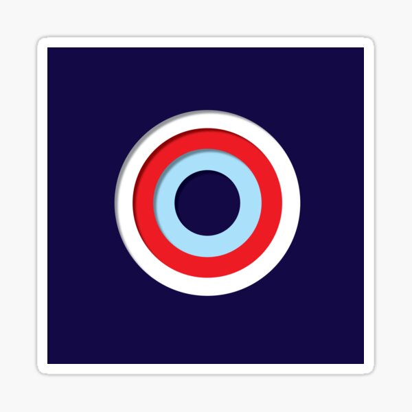 "Captain Mod" Sticker for Sale by modernistdesign | Redbubble