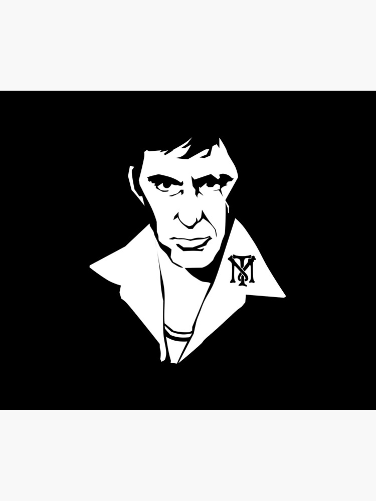 "Scarface Tony Montana TM" Throw Blanket by ThisRudder | Redbubble