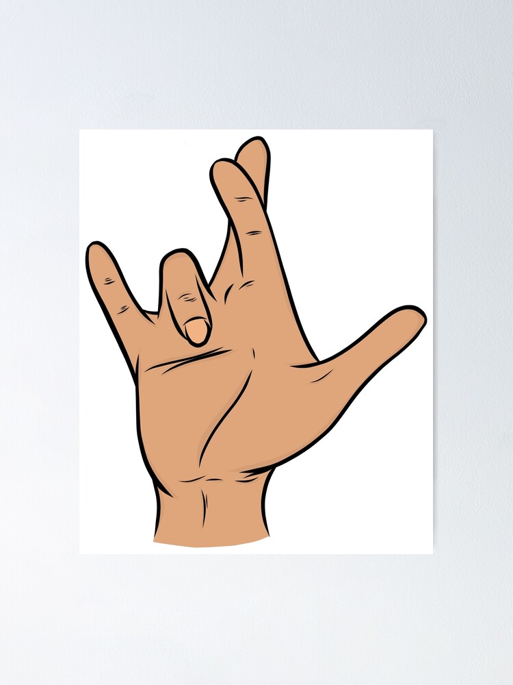 " I Really Love You in ASL: III" Poster by rmcbuckeye | Redbubble