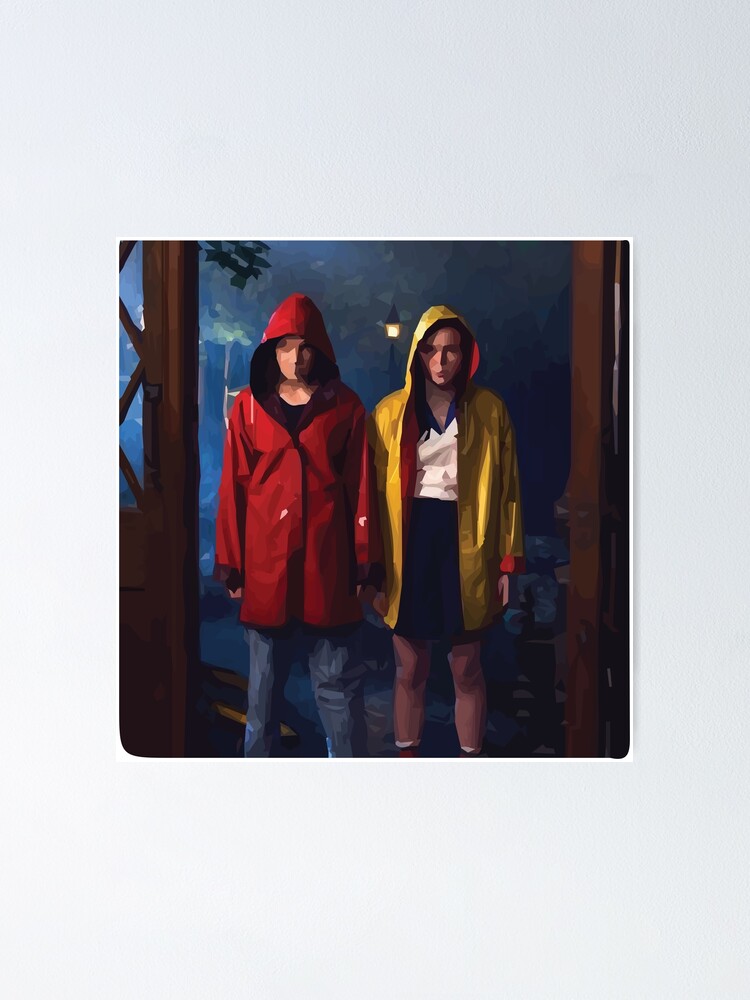 "Stranger Things - Eleven + Max - Dream Team - Red + Yellow" Poster for ...