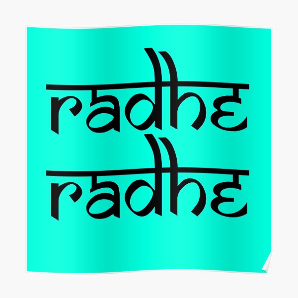 Radhe Radhe Posters | Redbubble