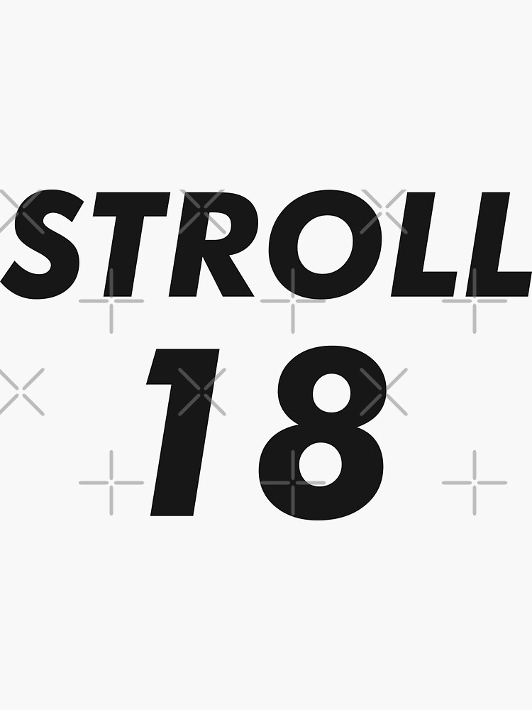 "Lance Stroll 18" Sticker for Sale by 107percent | Redbubble