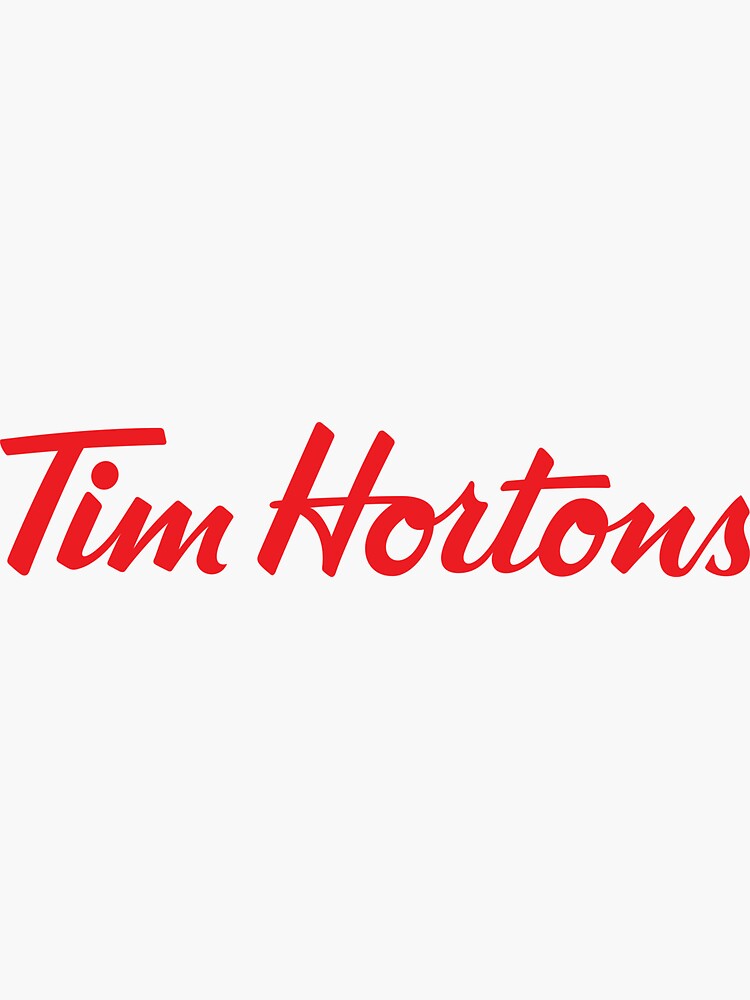 "Tim Hortons" Sticker for Sale by LineJ | Redbubble