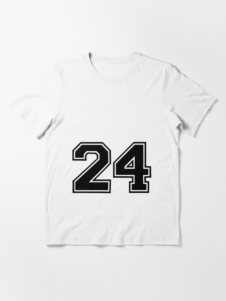 "Varsity Team Sports Uniform Number #24 - Black" T-shirt by RiplMedia ...