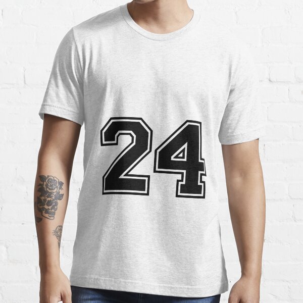 "Varsity Team Sports Uniform Number #24 - Black" T-shirt by RiplMedia ...