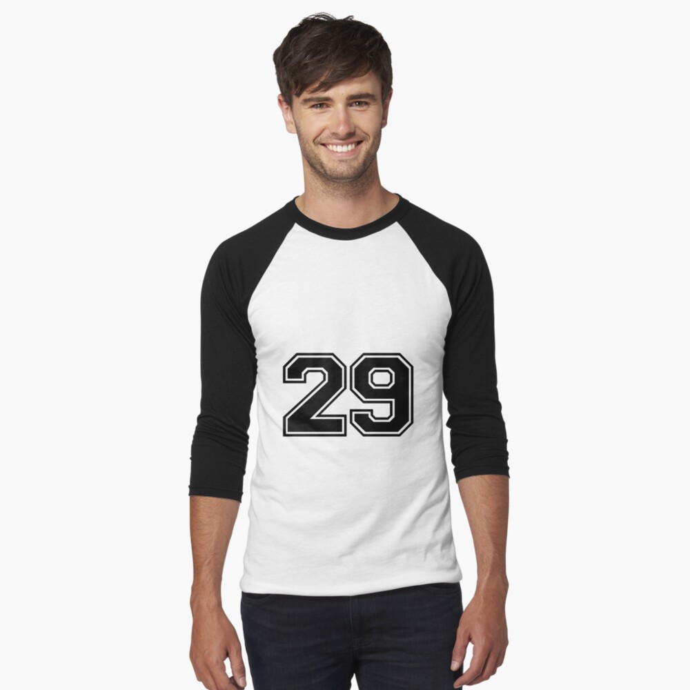 "Varsity Team Sports Uniform Number #29 - Black" Sticker for Sale by ...