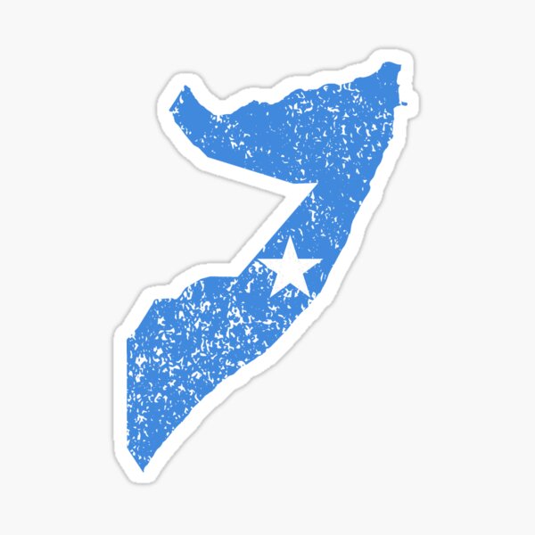 "Somalia Flag Country Map " Sticker for Sale by brandonv111 | Redbubble