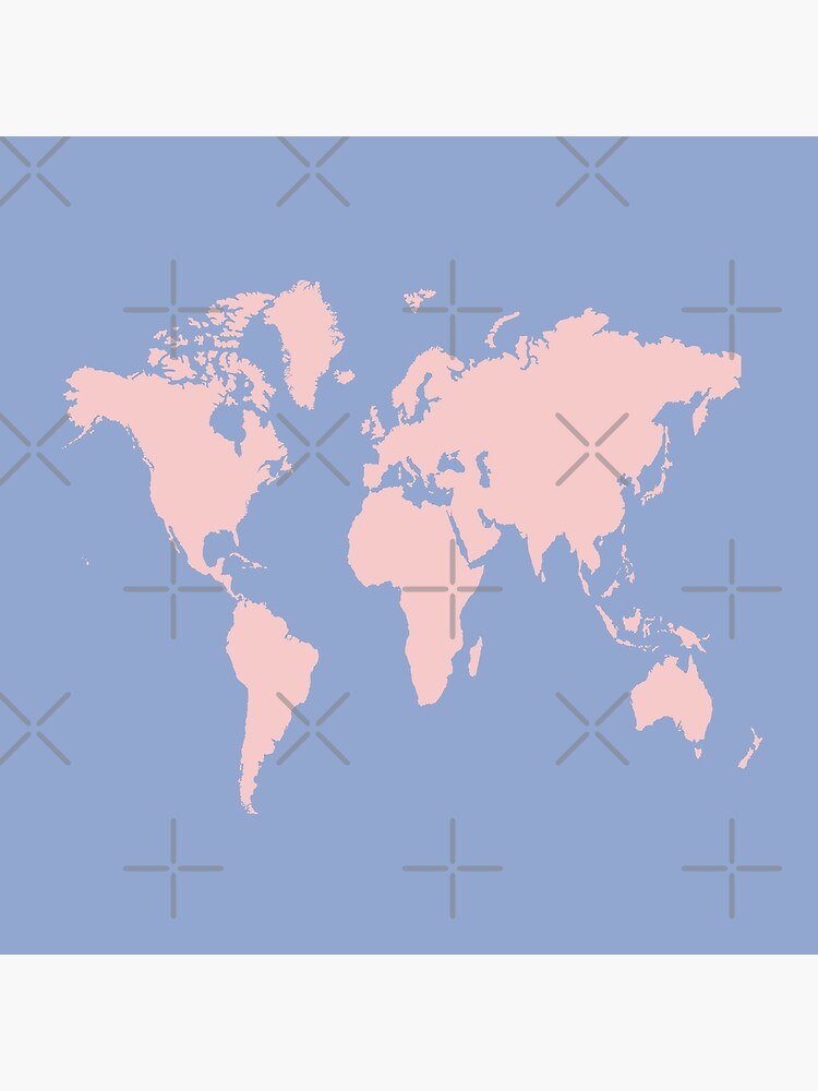 Serenity world map Premium Matte Vertical Poster sold by Camila Lopes ...