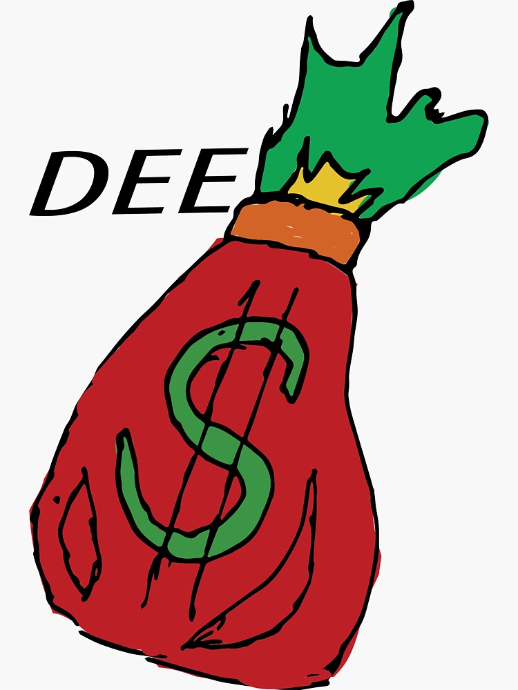 "Dee Logo" Sticker by ginoisland | Redbubble