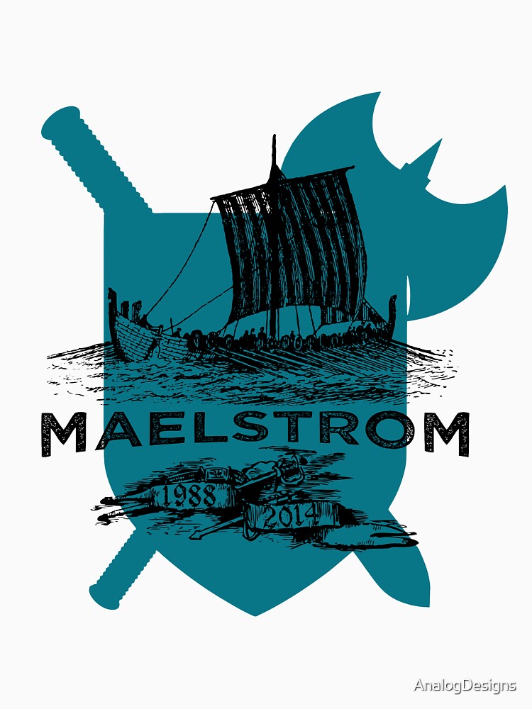 "Maelstrom Design" T-shirt for Sale by AnalogDesigns | Redbubble ...