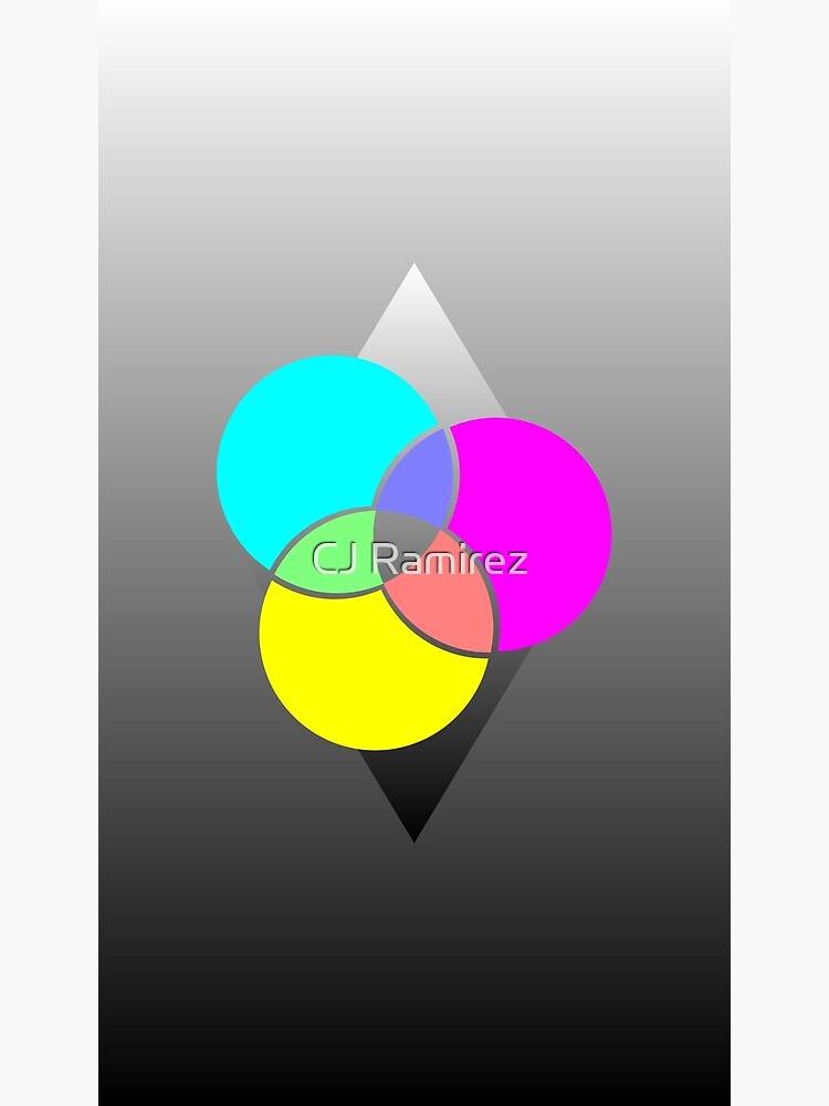 "CMY Color Palette Crossover" Poster by RobotDoodles | Redbubble