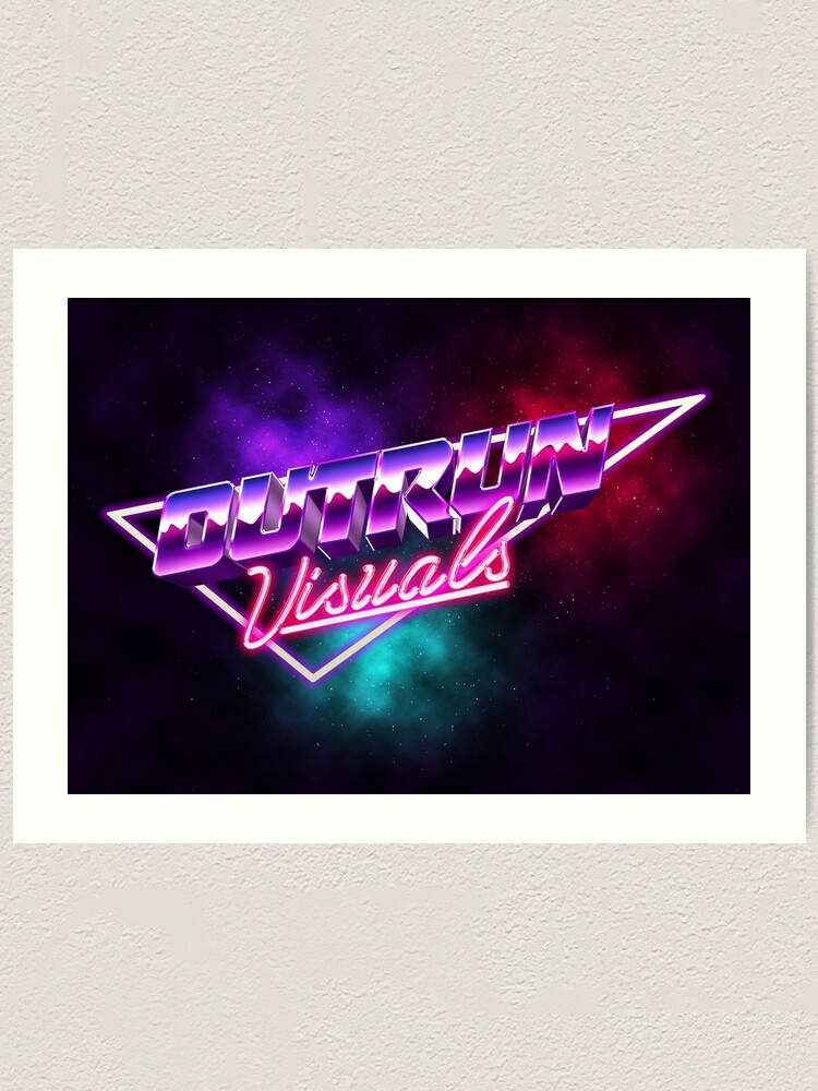 "Outrun Visuals Logo" Art Print for Sale by OutrunVisuals | Redbubble