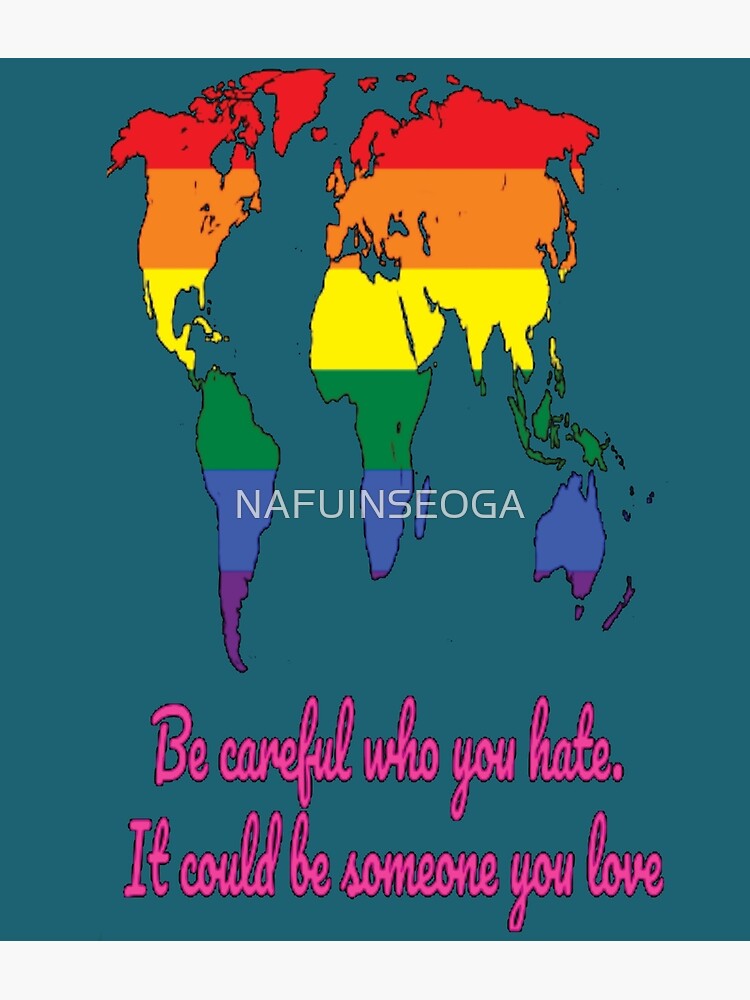 "Be careful" Poster by NAFUINSEOGA | Redbubble