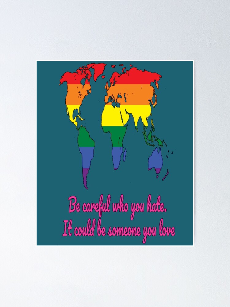 "Be careful" Poster by NAFUINSEOGA | Redbubble