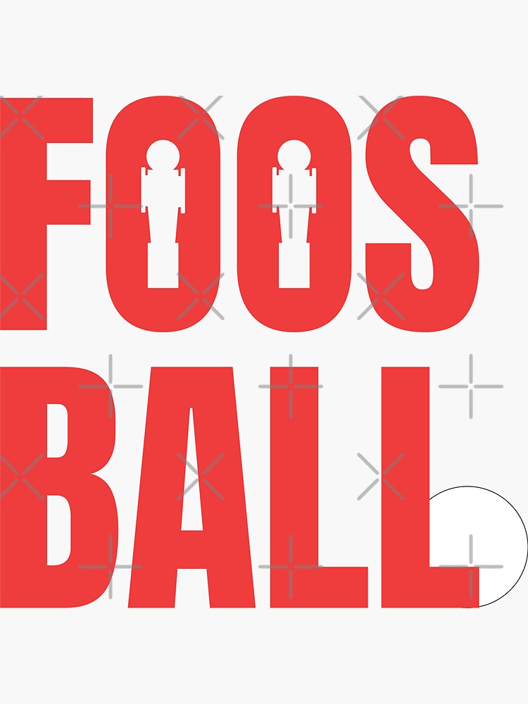 "Foosball" Sticker for Sale by csaron92 | Redbubble