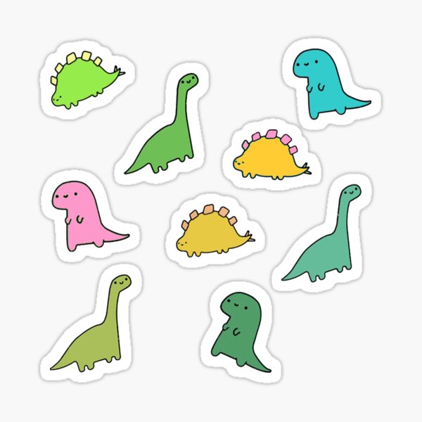 Dinosaur Stickers | Redbubble