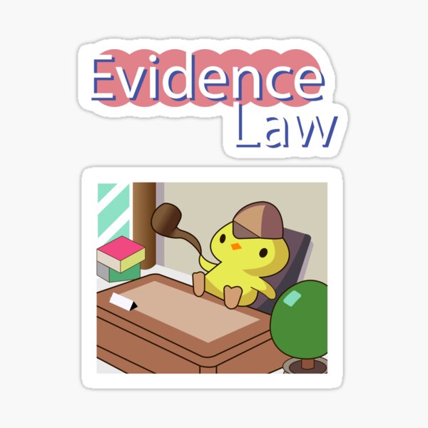 "Ace Attorney - Evidence Law" Sticker for Sale by CruceJ | Redbubble