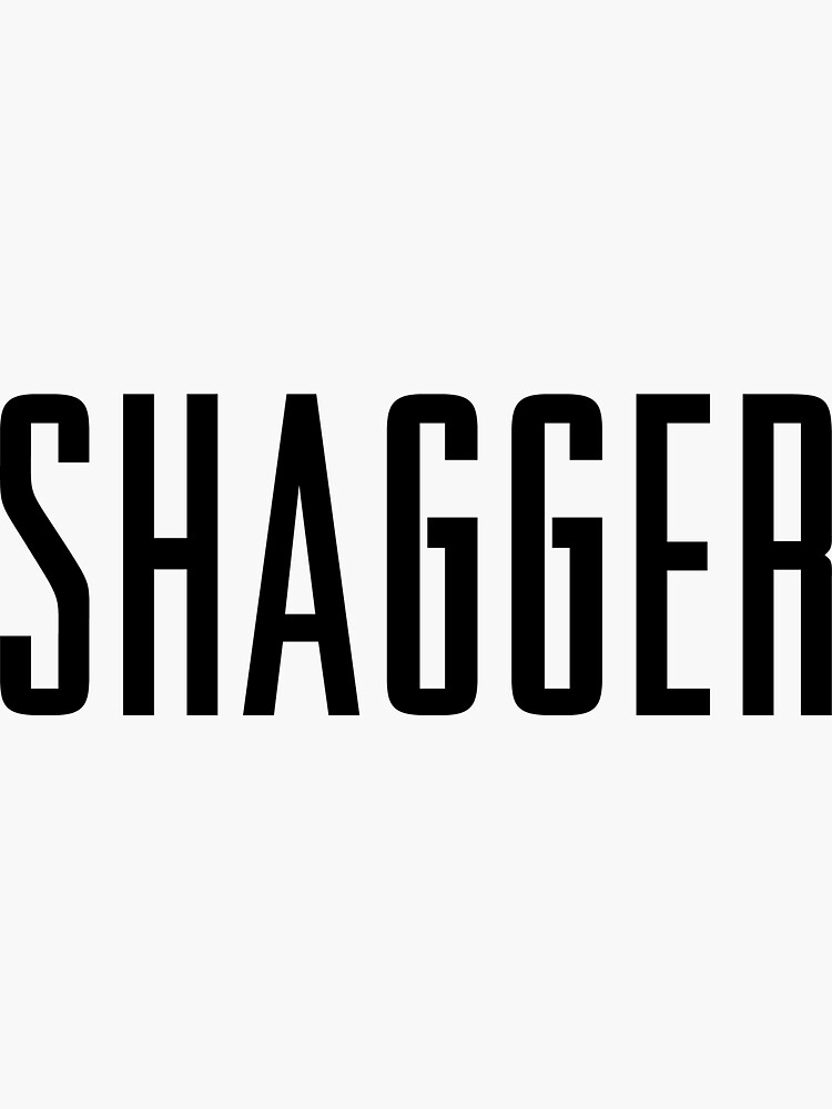 "Shagger" Sticker by Ellton | Redbubble