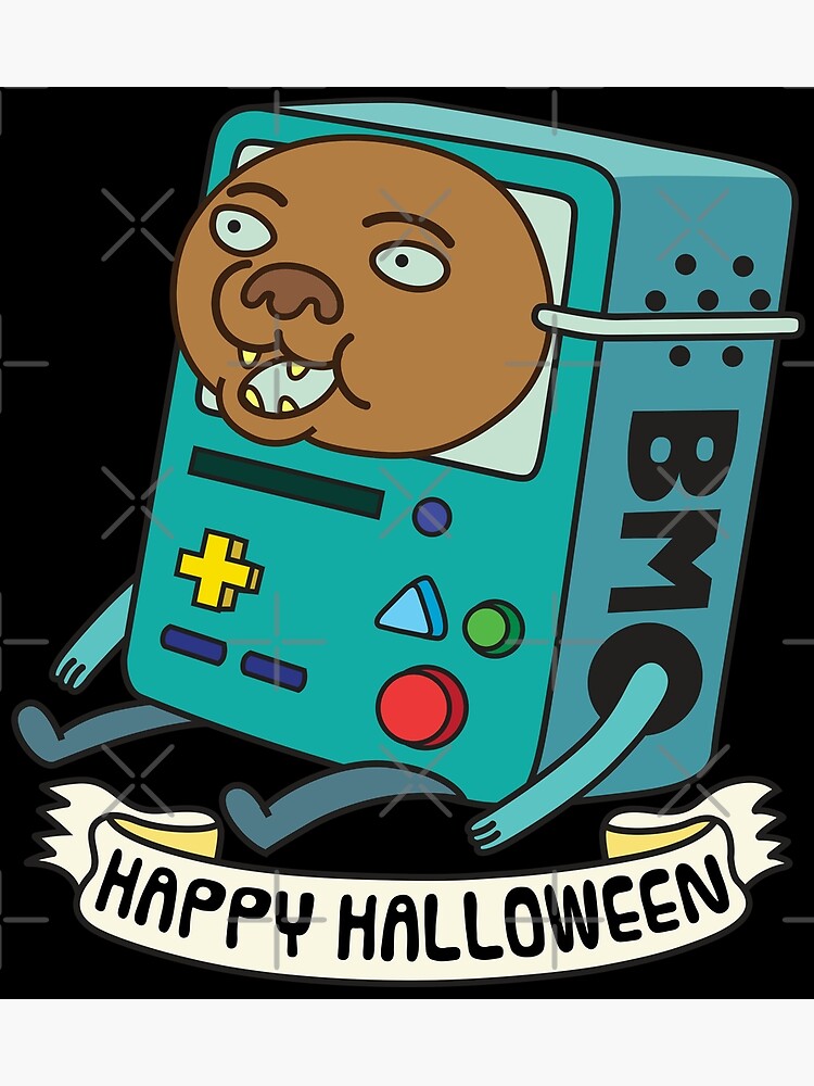 "BMO Halloween" Poster for Sale by plushism | Redbubble