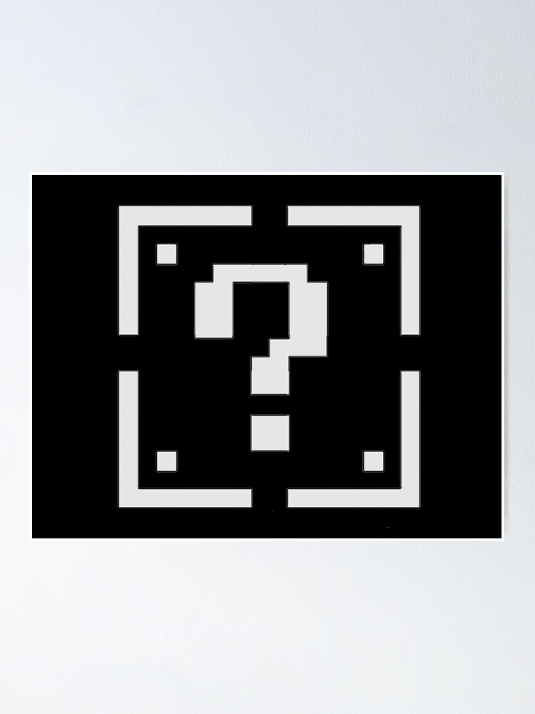 "gaming question-mark" Poster for Sale by Grossberger | Redbubble