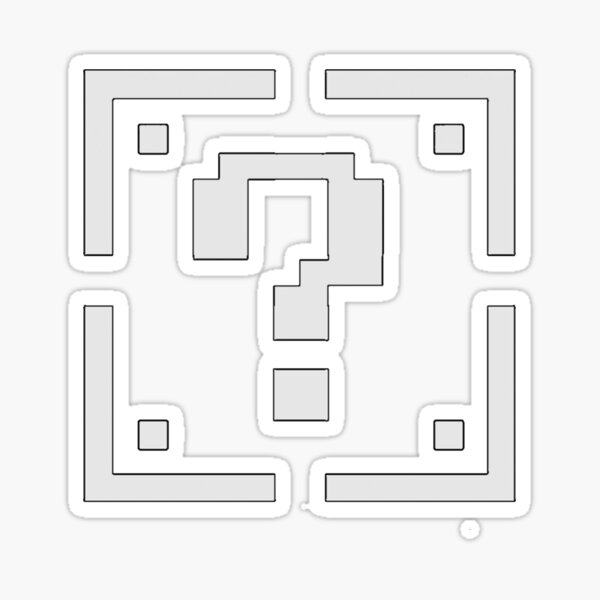 "gaming question-mark" Sticker by Grossberger | Redbubble