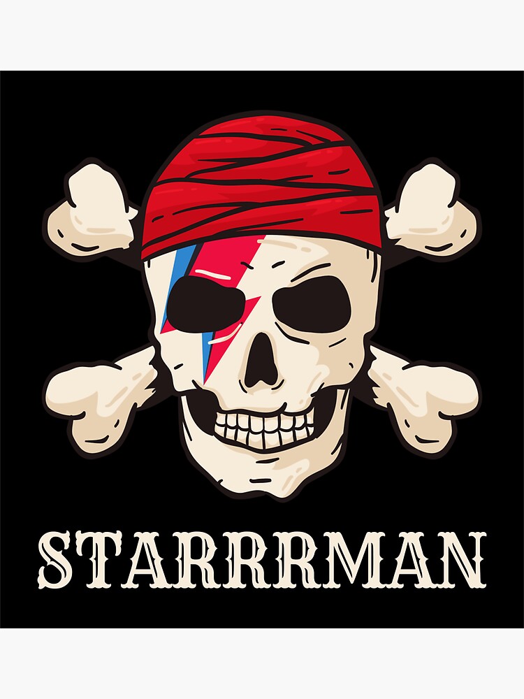 "David Bowie - Starman" Sticker for Sale by SQWEAR | Redbubble
