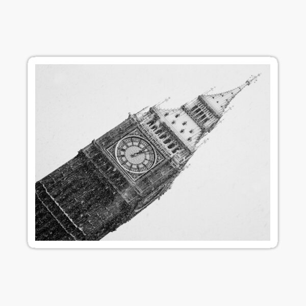 "London Big Ben" Sticker by DavidGutierrez | Redbubble