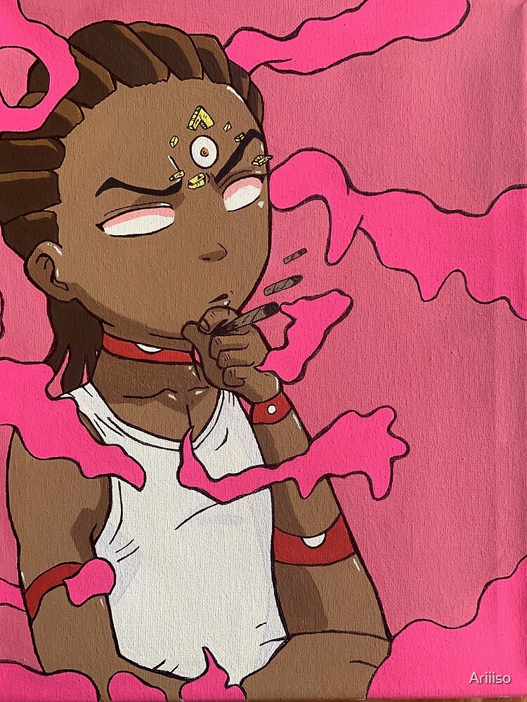 "Riley Boondocks Shirt" Poster for Sale by Ariiiso | Redbubble