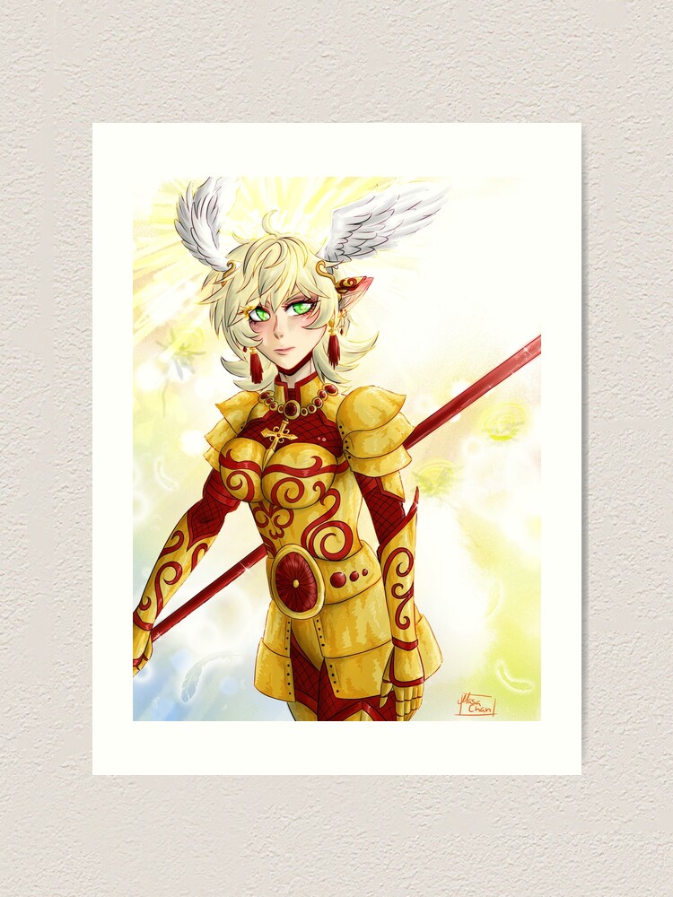 "Archangel Michael from Devilman" Art Print for Sale by Masa-Chan ...