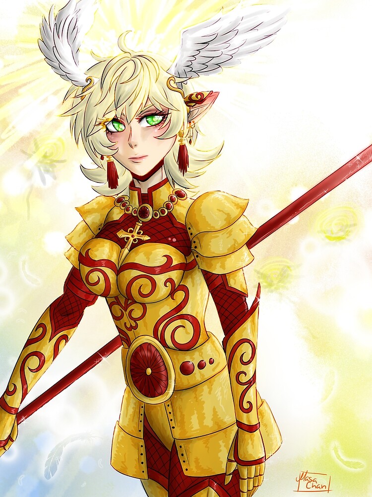 "Archangel Michael from Devilman" Art Print for Sale by Masa-Chan ...