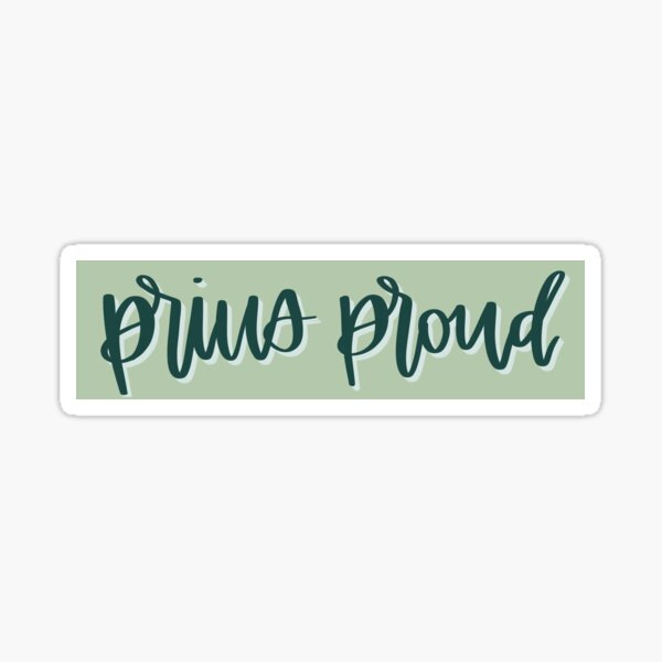 Prius Stickers | Redbubble