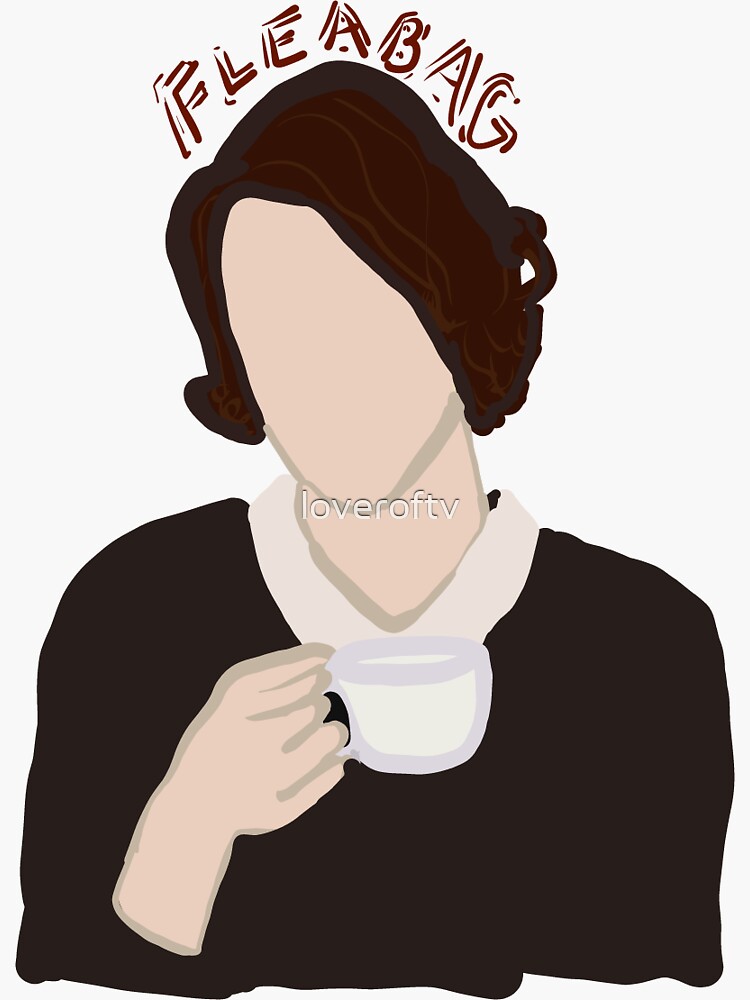 "Fleabag Sticker" Sticker for Sale by loveroftv | Redbubble