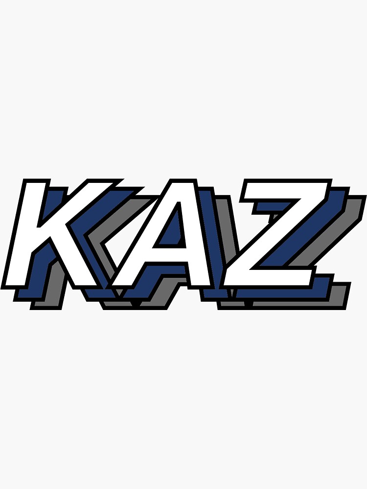 "KAZ- Sticker 2 " Sticker by hopefuldesigns | Redbubble