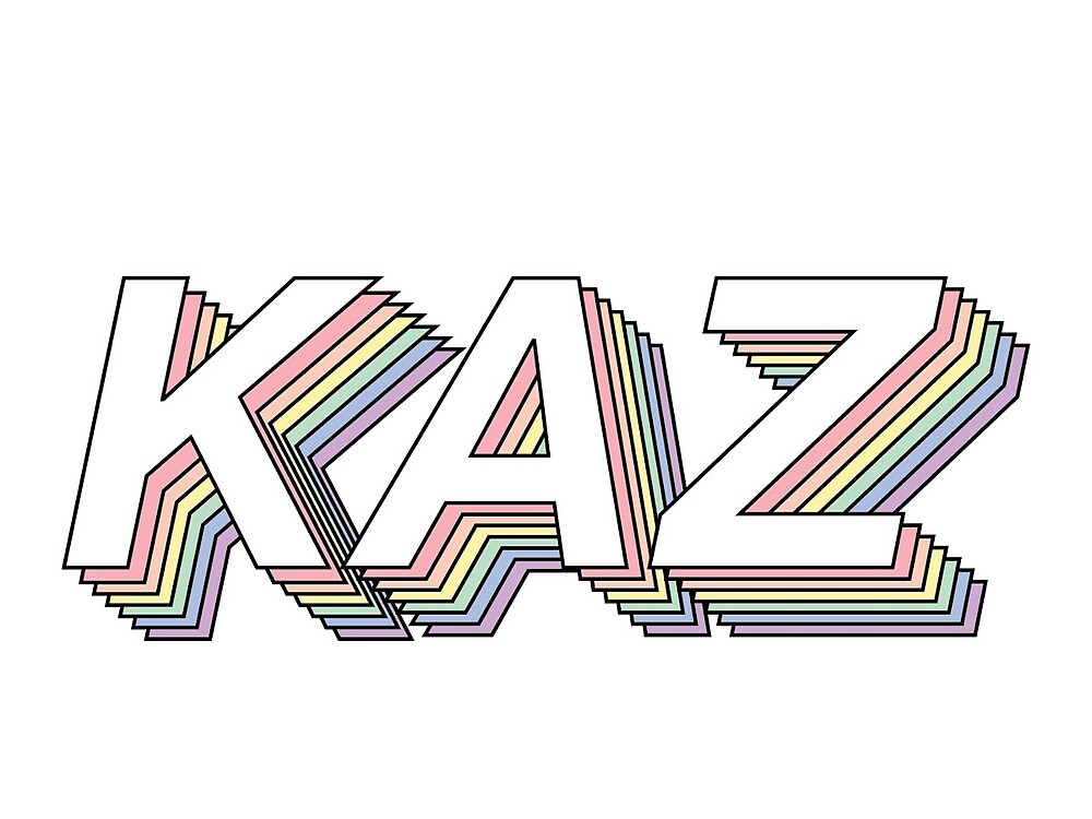 "KAZ- Sticker 3" by Hope Schmeiser | Redbubble