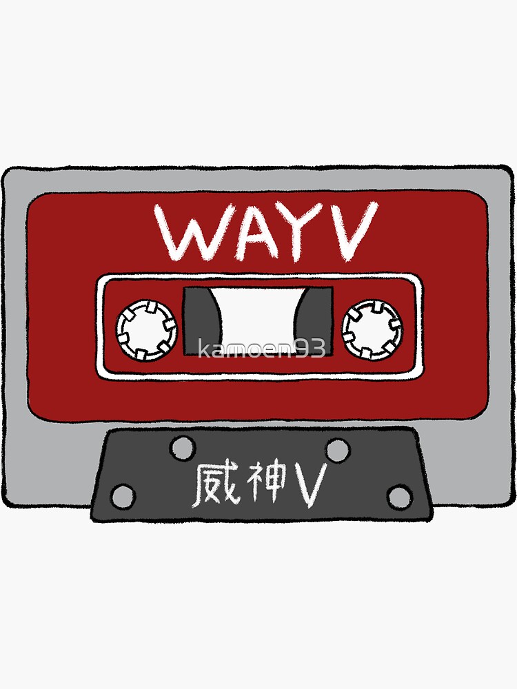 "WAYV CASSETTE" Sticker for Sale by kamoen93 | Redbubble