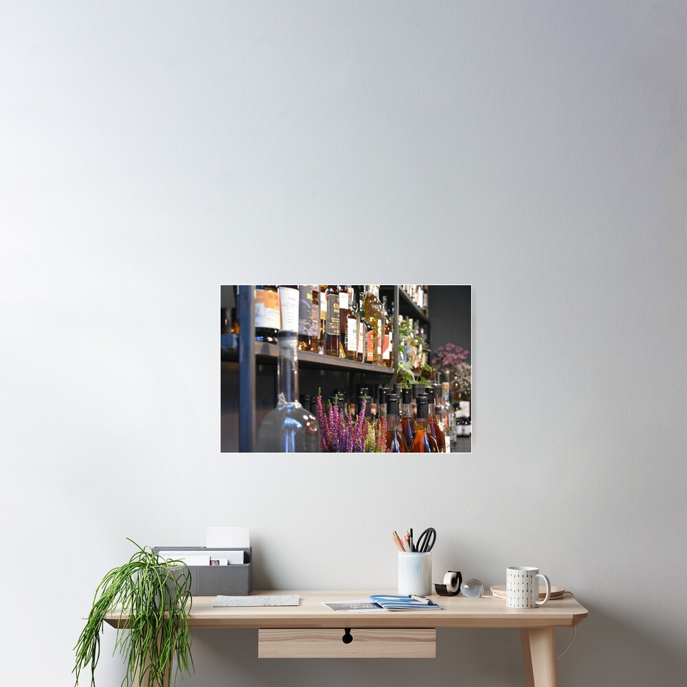 "Borough Market Bottles" Poster by stegeman | Redbubble