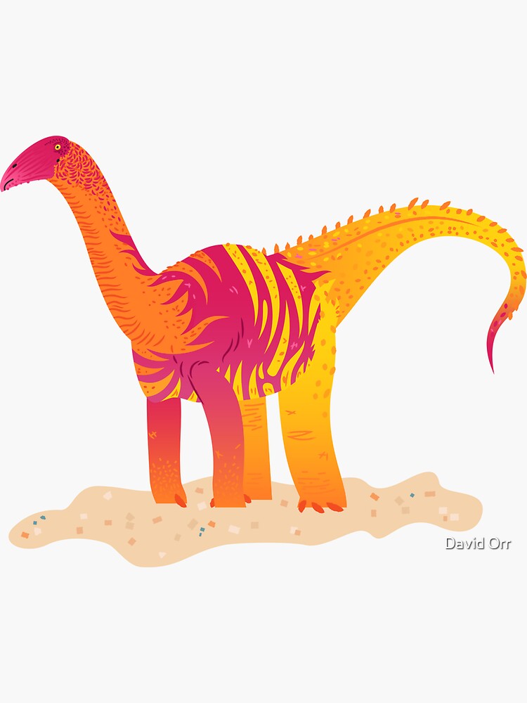 "Nigersaurus" Sticker by anatotitan | Redbubble