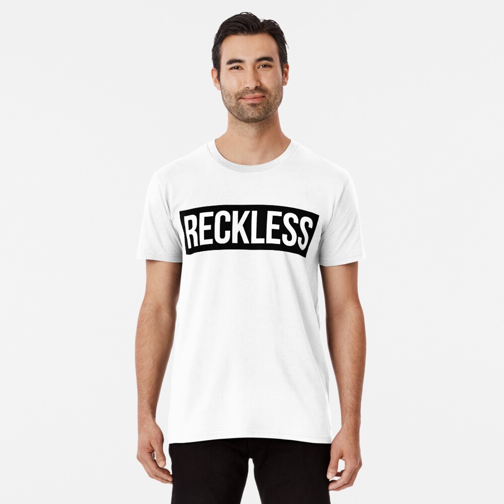 "Reckless" Sticker by dupabyte | Redbubble