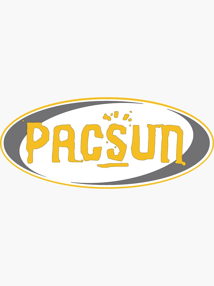 "Pacsun Logo" Sticker for Sale by YaseenE | Redbubble